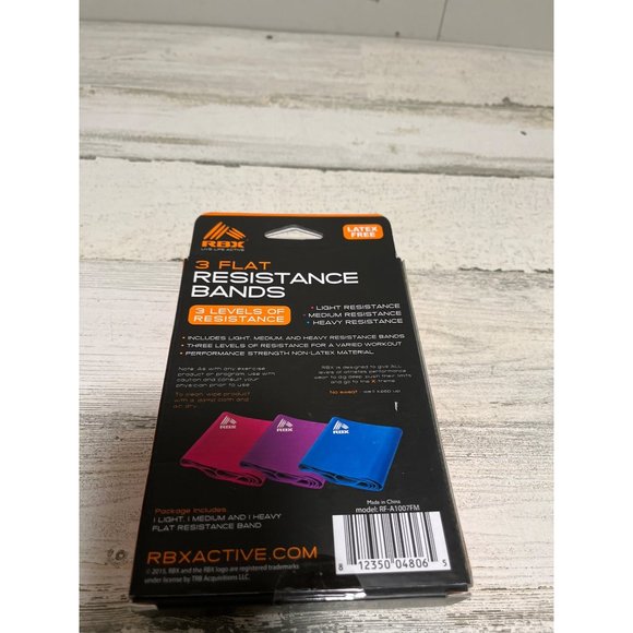 RBX | Other | Rbx Latex Free Resistance Bands In Original Box | Poshmark